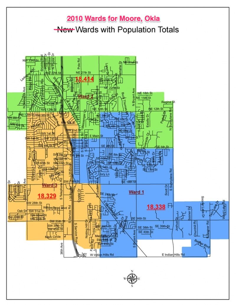 City of Moore makes progress on redistricting wards, puts bonds to work