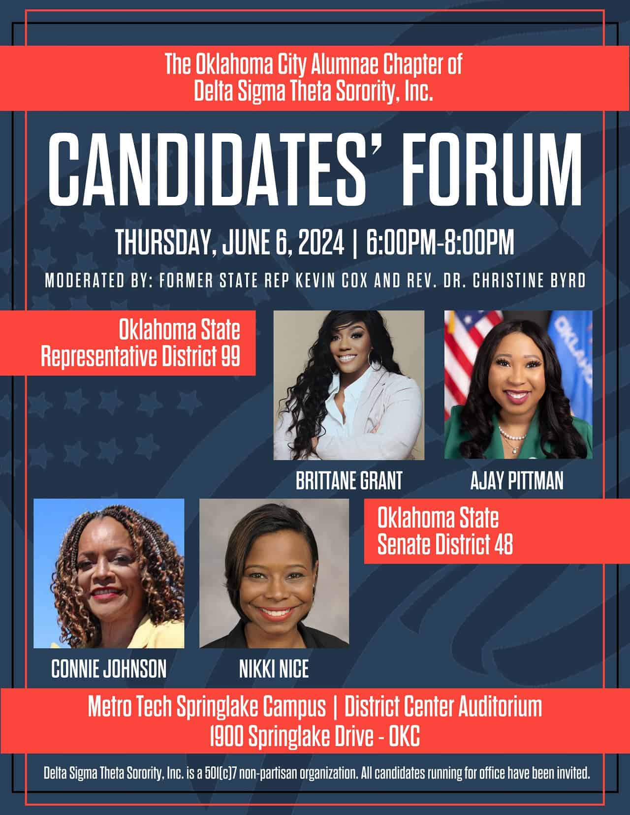 PRESS RELEASE: Delta Sigma Theta hosts OK House District 99 and OK ...