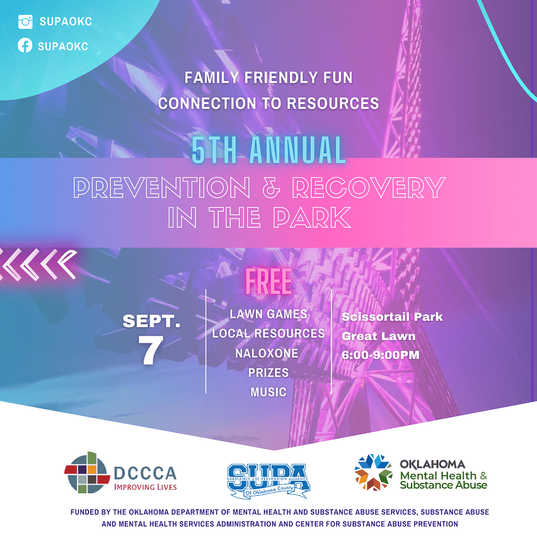 PRESS RELEASE: Prevention and Recovery in the Park on 9/7 hosted by ...