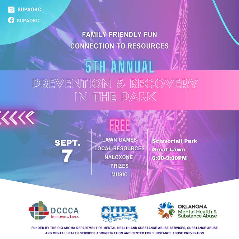 PRESS RELEASE: Prevention and Recovery in the Park on 9/7 hosted by ...