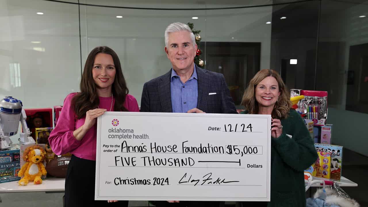 PRESS RELEASE: Anna’s House Foundation receives $5,000 from Oklahoma ...