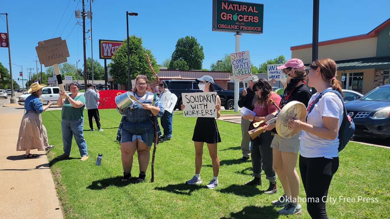 May Day Rally protests alleged union-busting in Norman